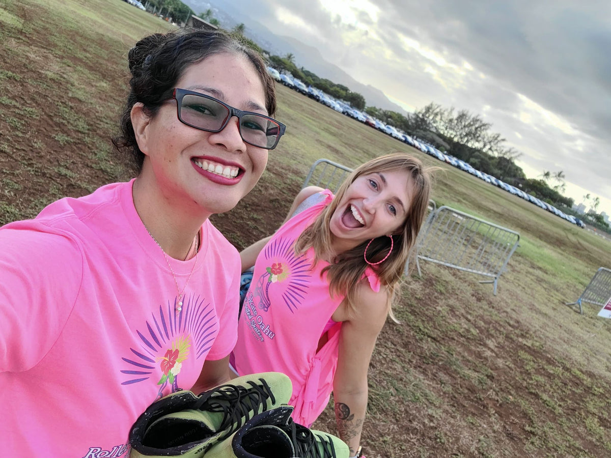 RSO Making Strides Against Breast Cancer Tee Shirt – Roller Skate Oʻahu